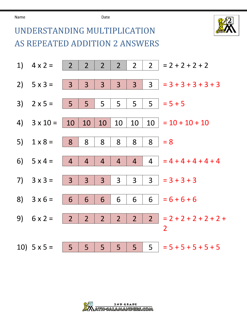 How To Teach Multiplication Worksheets