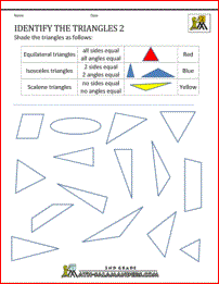 2d Shapes Worksheets 2nd Grade
