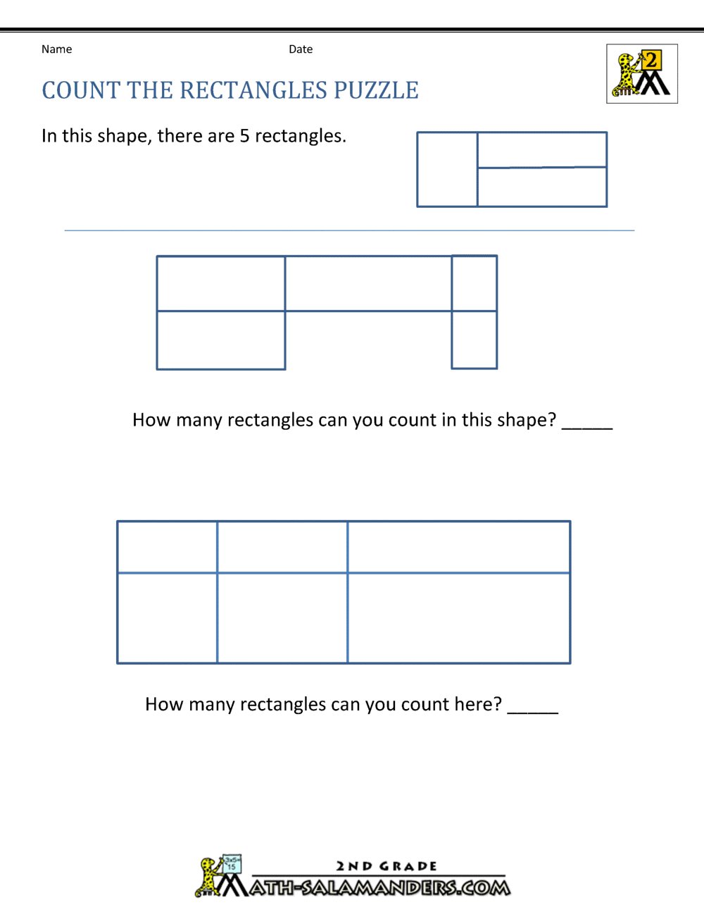 Math Puzzles For Kids Shape Puzzles