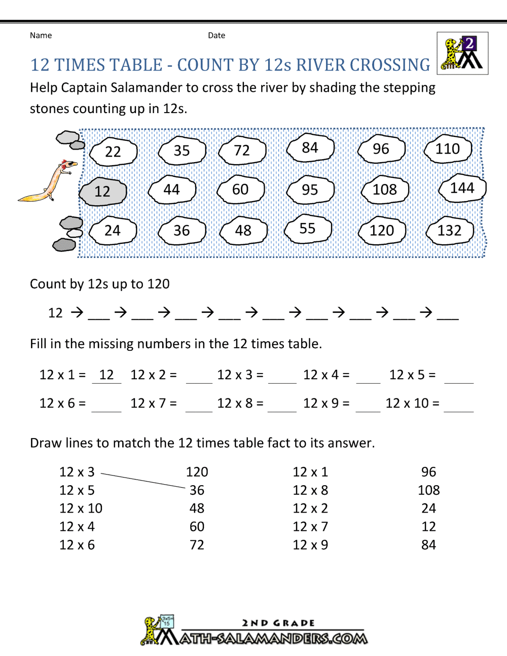 12 Times Table